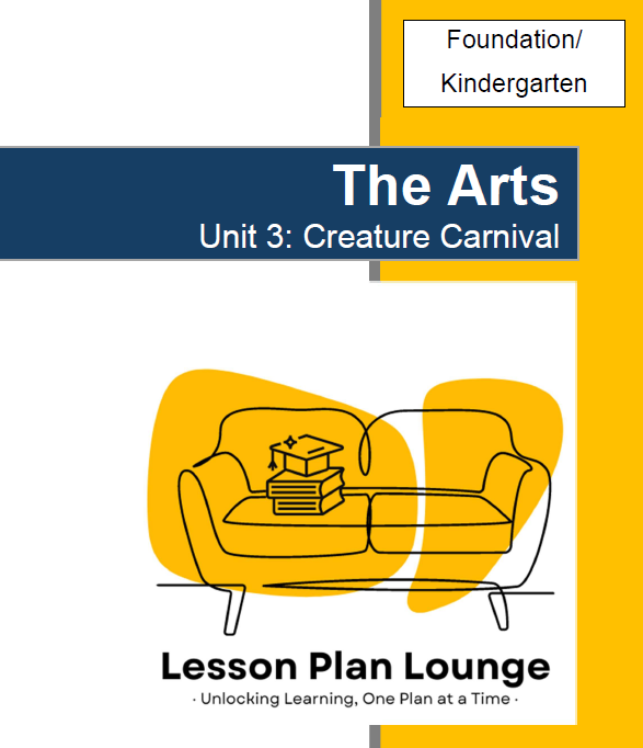 The Arts - Unit 3: Creature Carnival - LESSON PLANS - Foundation Year ...